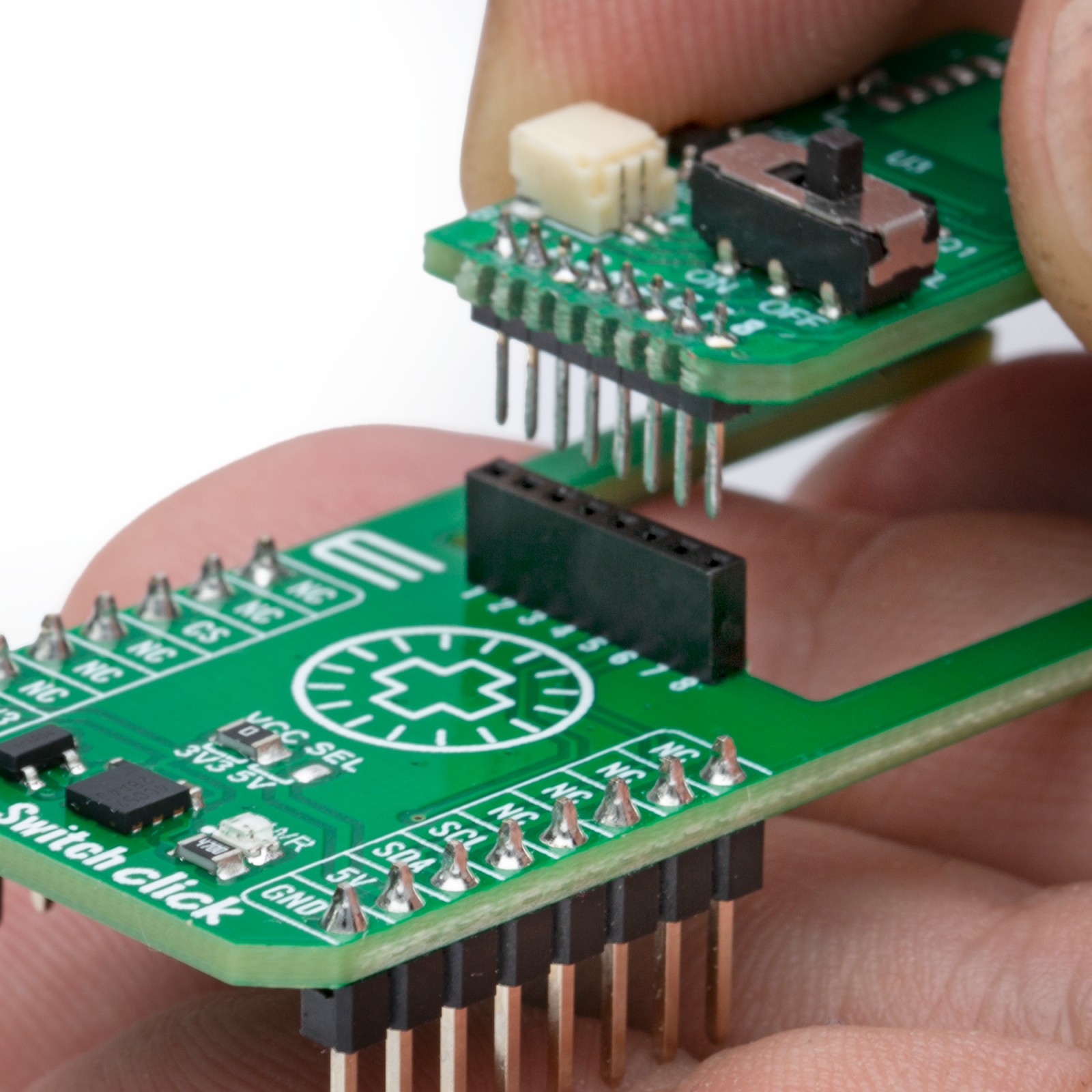 1x8 Male Pin Header TH - 1.5mm pitch (5 pcs)