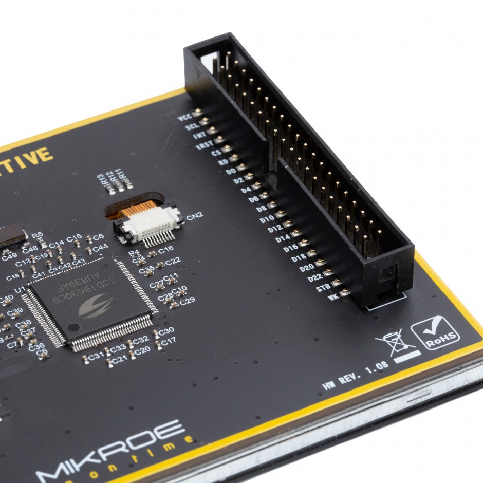 2x20 Male connector header SMD