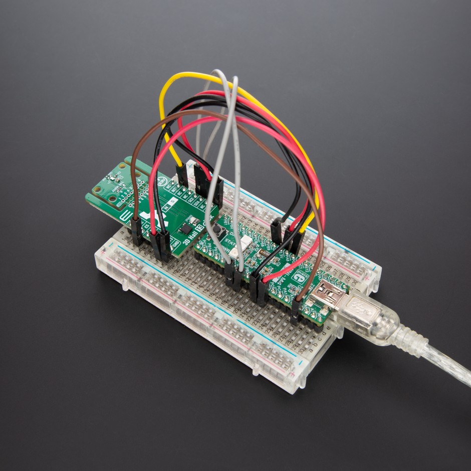 3D Hall 13 Click - For 3D magnetic field sensing | MIKROE-6555