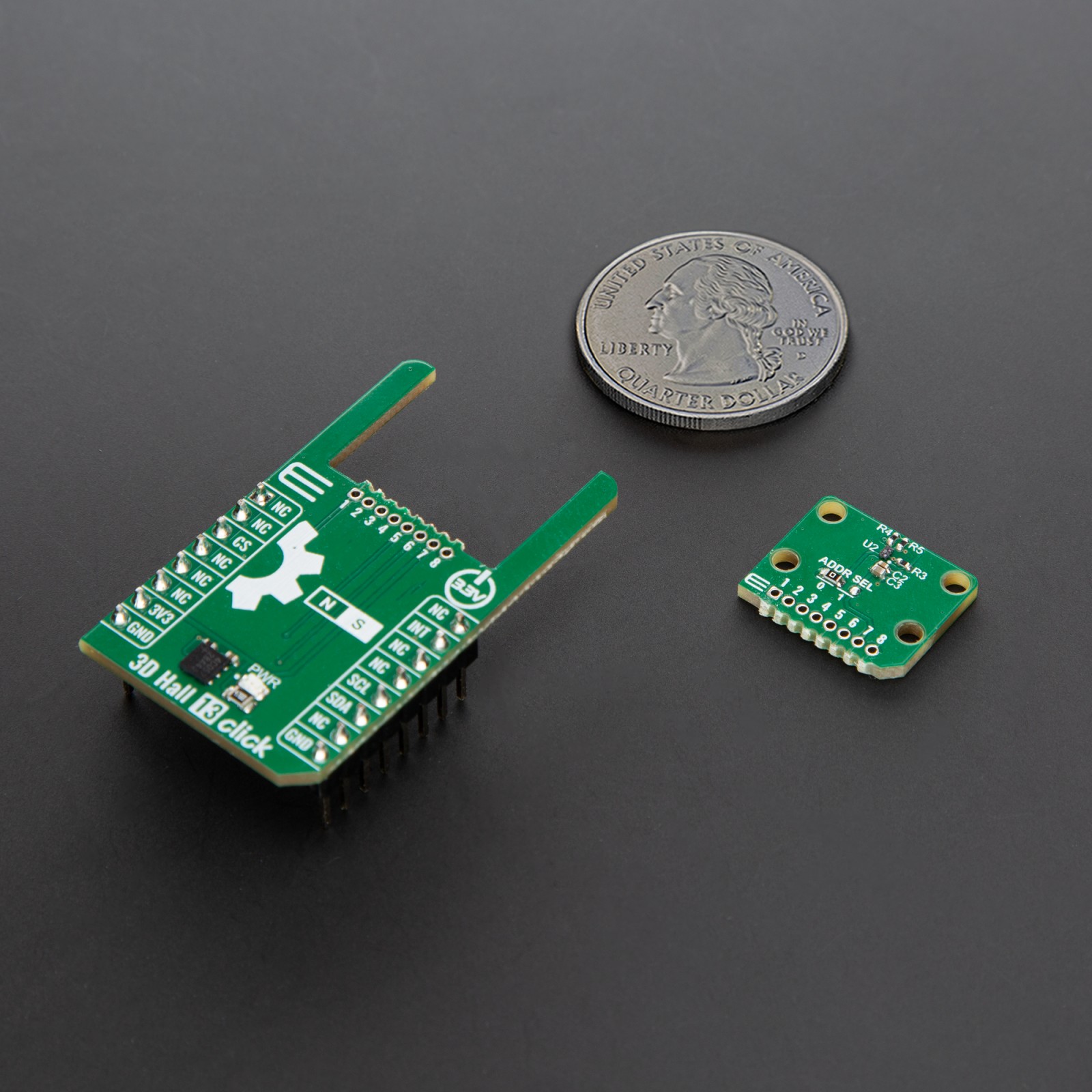 3D Hall 13 Click - For 3D magnetic field sensing | MIKROE-6555