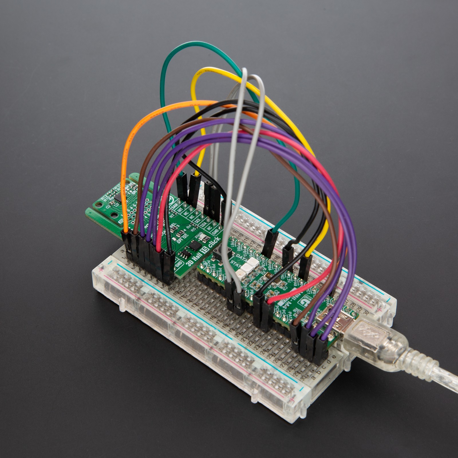 3D Hall 15 Click - I2C - For 3D magnetic field measurement | MIKROE-6607