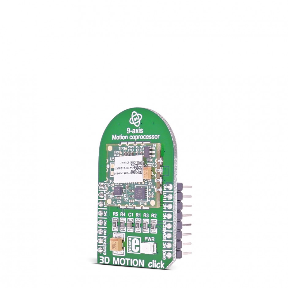 3D Motion click — board with MM7150 9-axis motion module