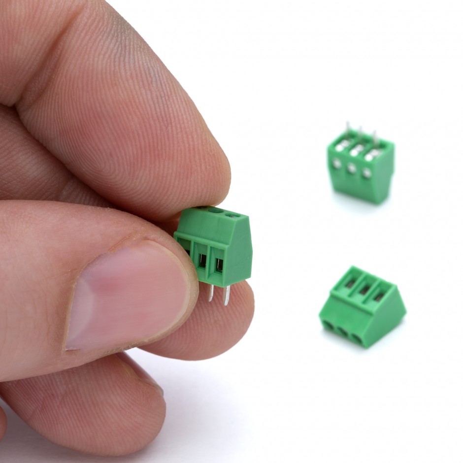3Pin Screw Terminal Connector (2.54mm Pitch)
