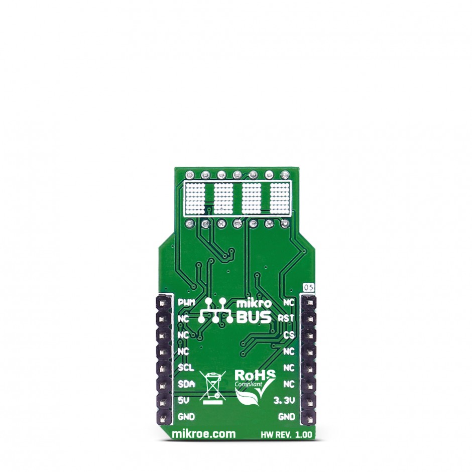 4Dot-Matrix R click - for displaying 4 characters of 5x7 dot size | MikroElektronika