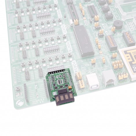4Dot-Matrix R click - for displaying 4 characters of 5x7 dot size | MikroElektronika