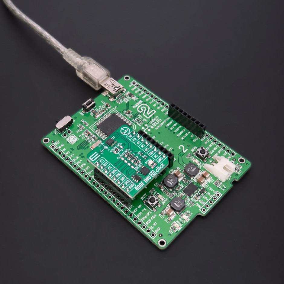 6DOF IMU 20 Click | BMI323 Low-Power IMU Module