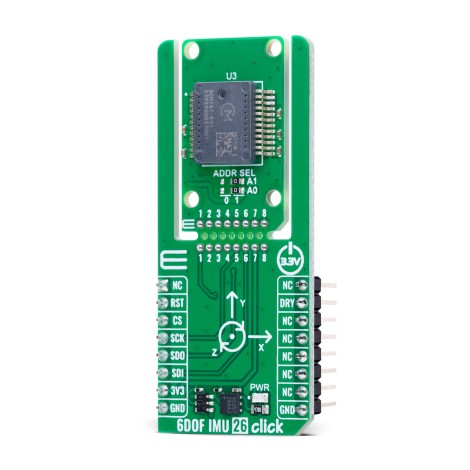 6DOF IMU 26 Click - 6-Axis Motion Sensing | MIKROE-6572