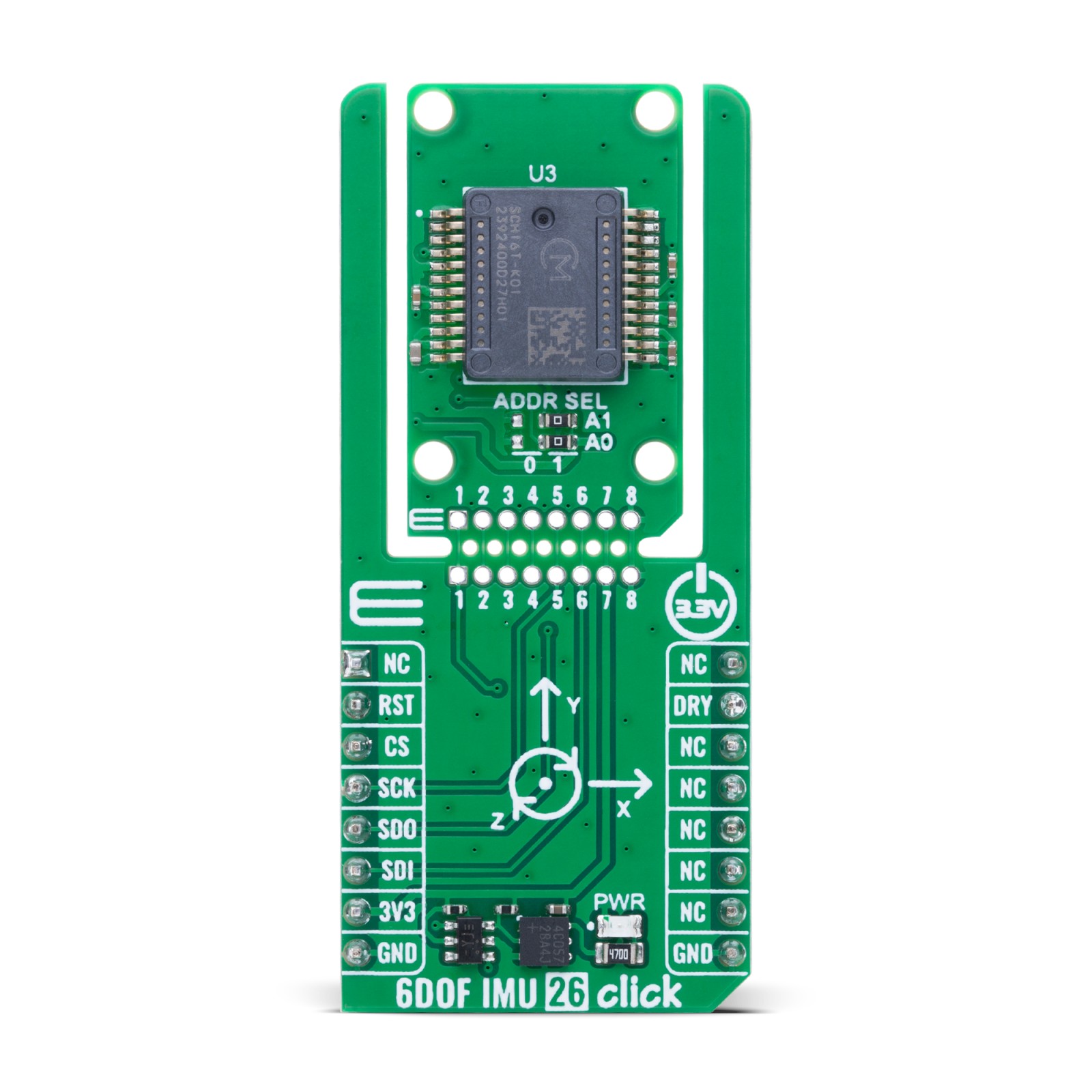 6DOF IMU 26 Click - 6-Axis Motion Sensing | MIKROE-6572