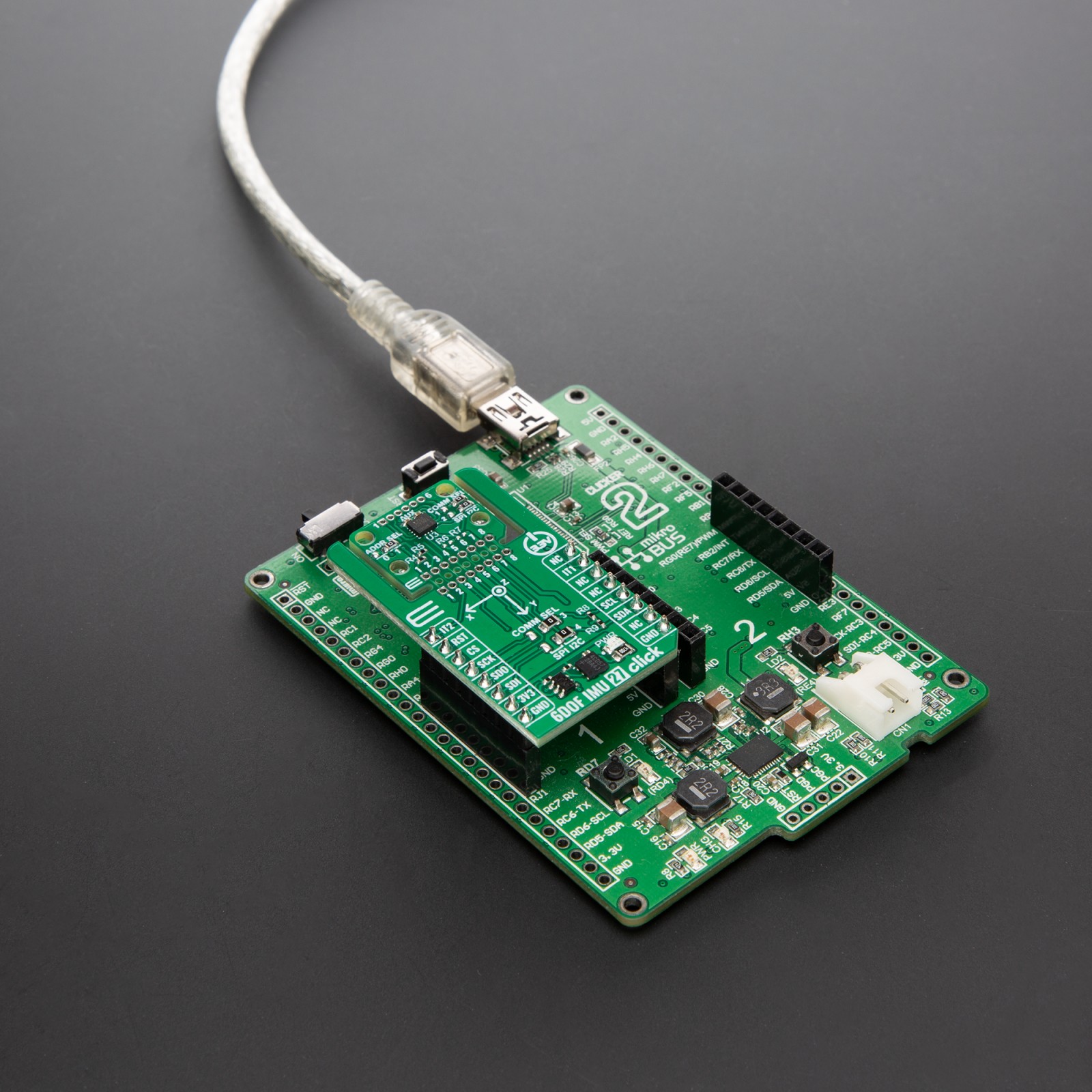 6DOF IMU 27 Click - For 6-axis motion sensing | MIKROE-6514