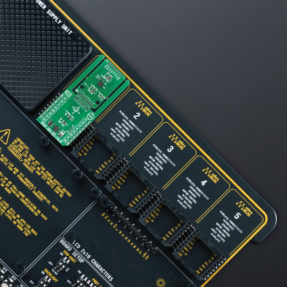 6DOF IMU 28 Click - 6-axis IMU High-G Accel | MIKROE-6749