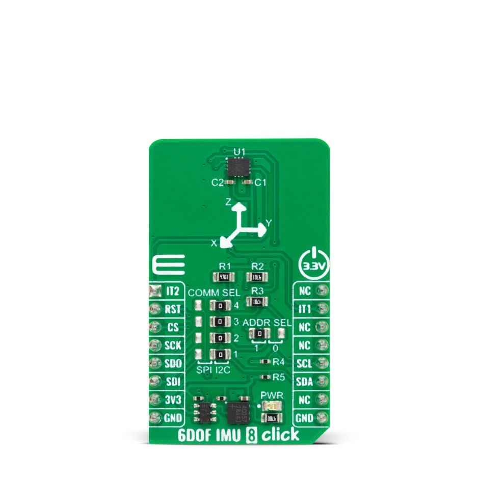 6DOF IMU 8 Click | Mikroe