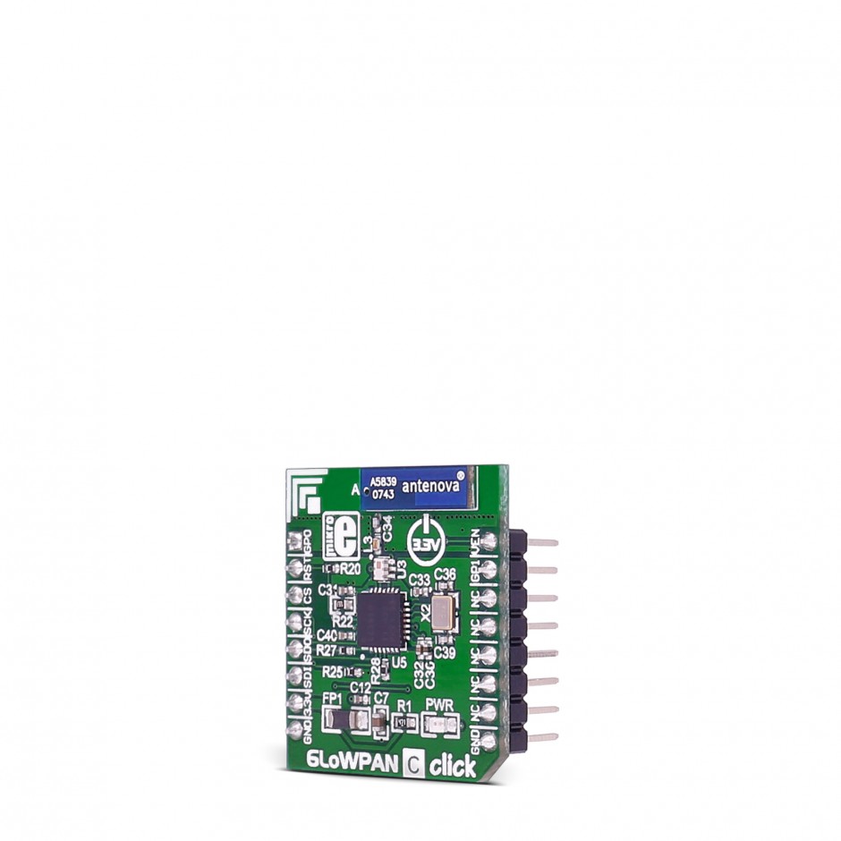 6LoWPAN C Click with CC2520 for IPv6 Wireless Communication | MIKROE