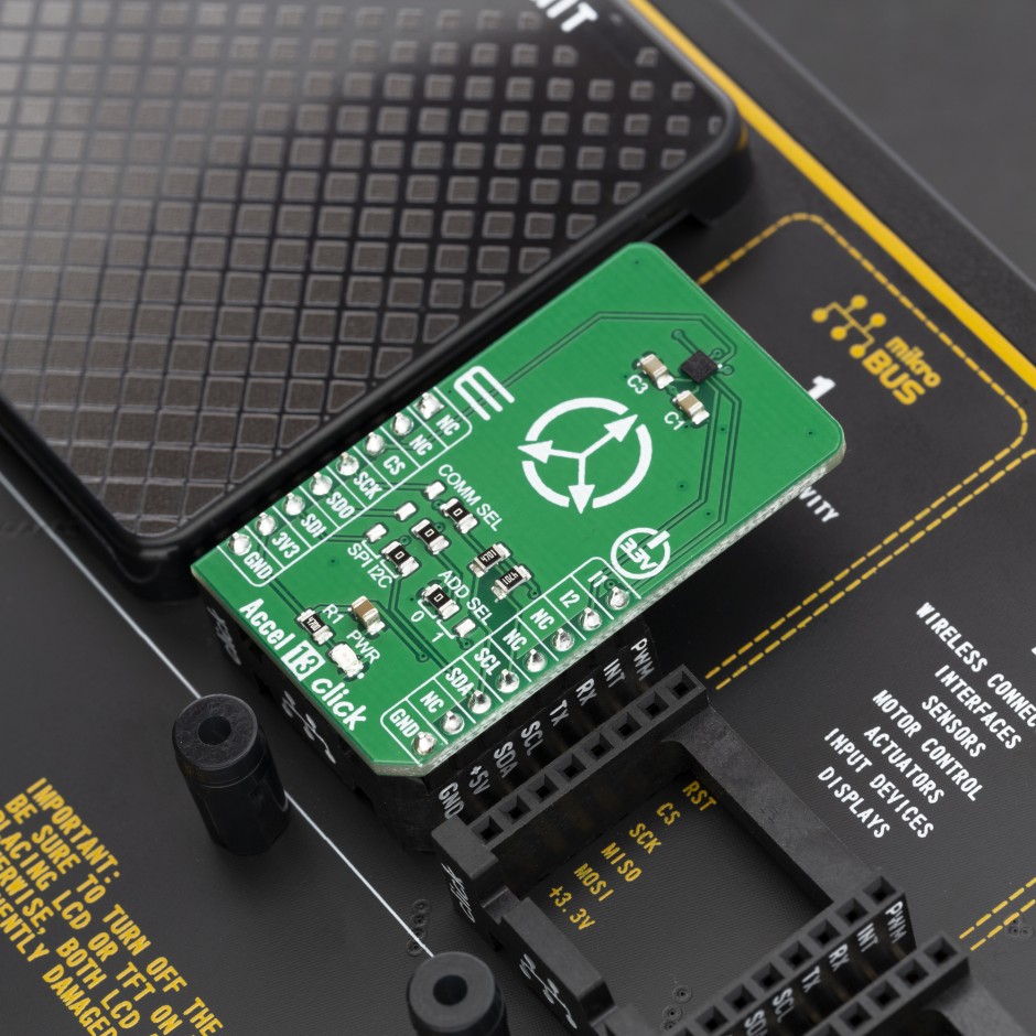 Accel 13 Click | IIS2DLPC Low-Power Accelerometer Module | MIKROE