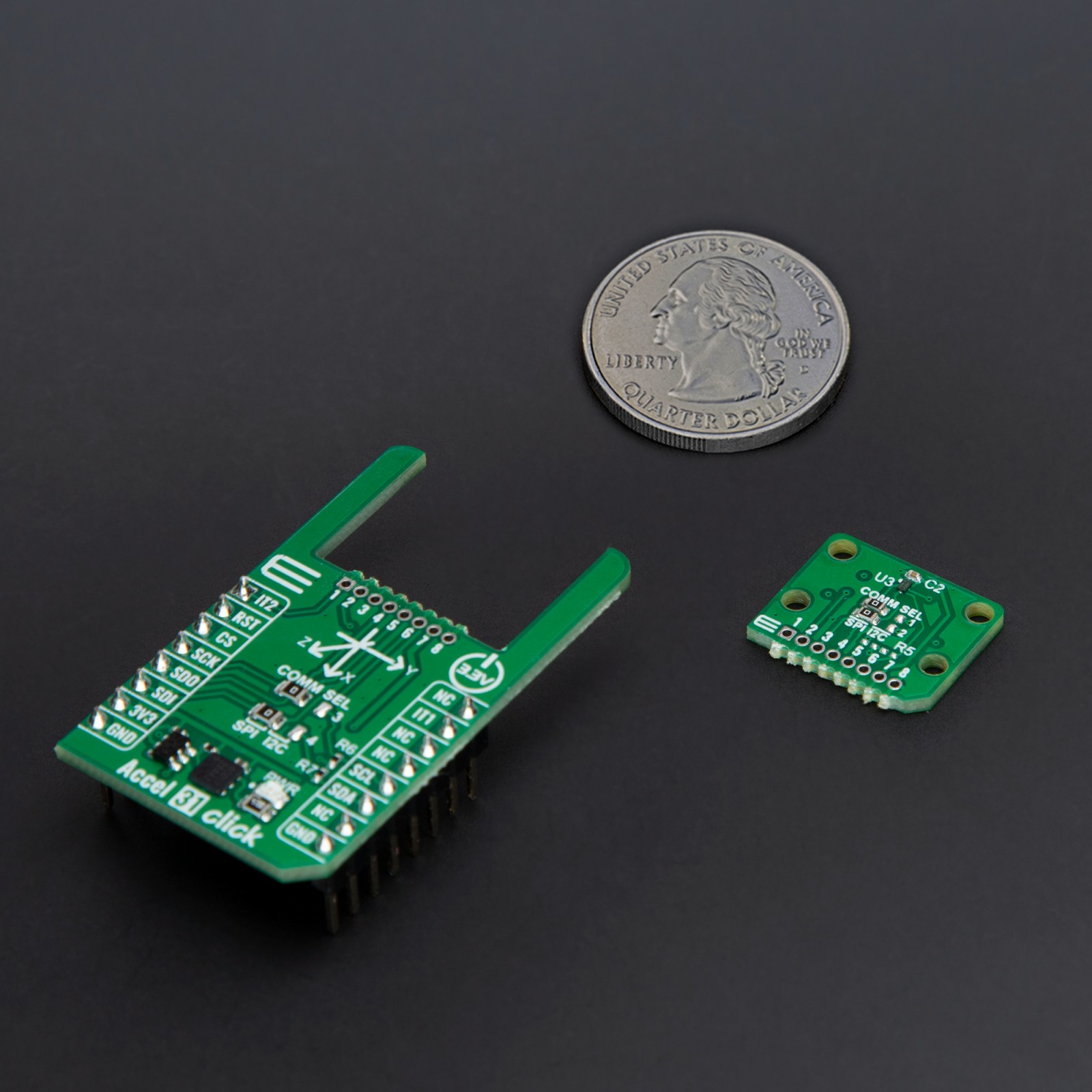 Accel 31 Click Featuring BMA580 for AI-Based Voice and Motion Detection