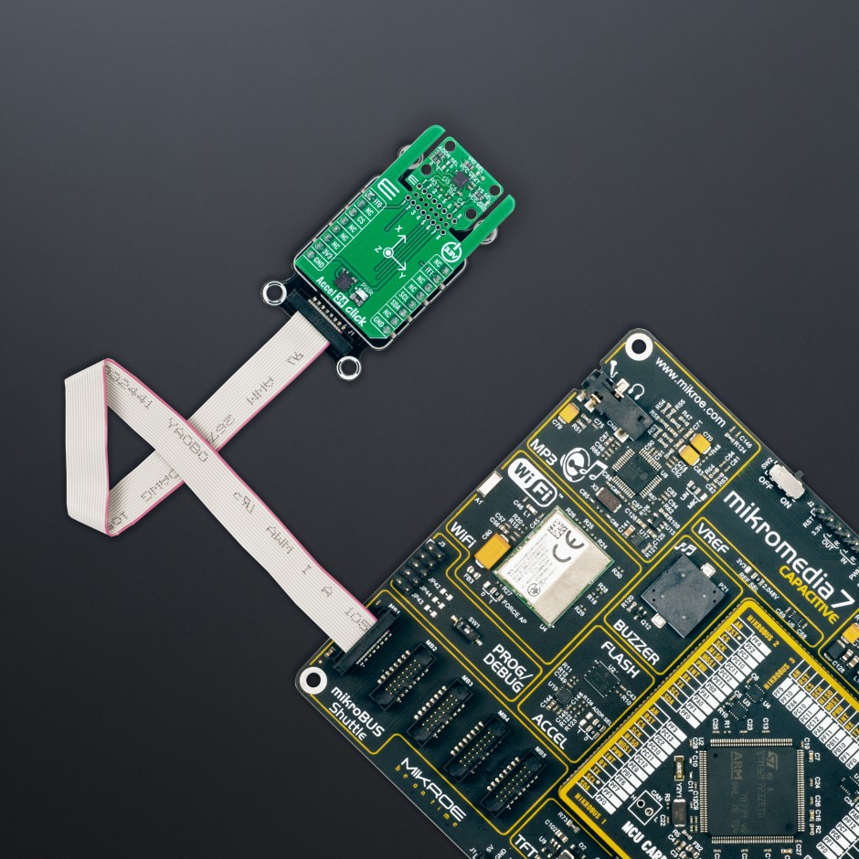 Accel 34 Click - 3-axis MEMS accelerometer | MIKROE-6566