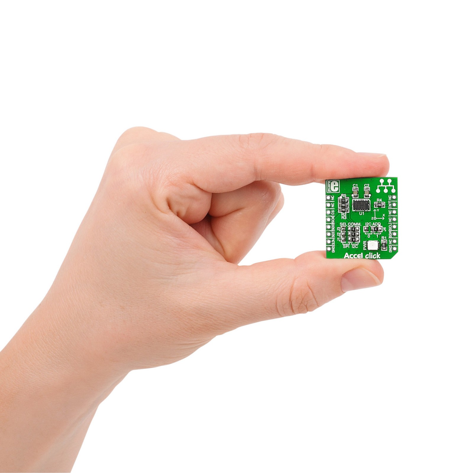 Accel click - Breakout board for ADXL345 serial accelerometer