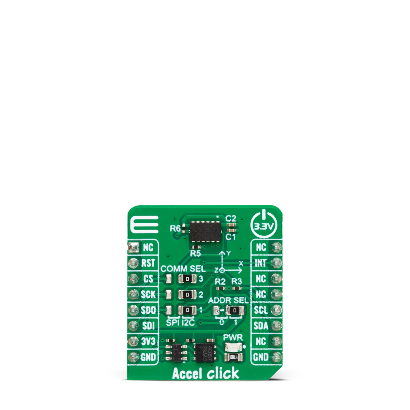 Accel click - Breakout board for ADXL345 serial accelerometer