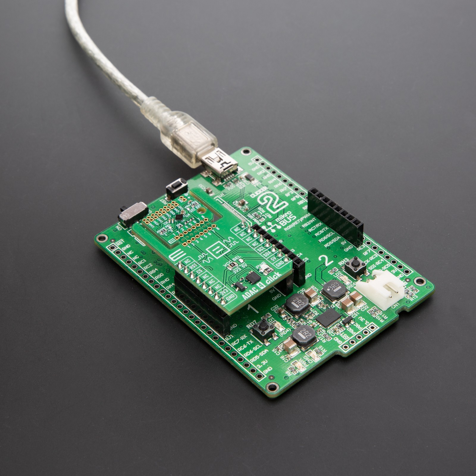 ADAC 4 Click - AD/DA/GP I/O expansion | MIKROE-6722