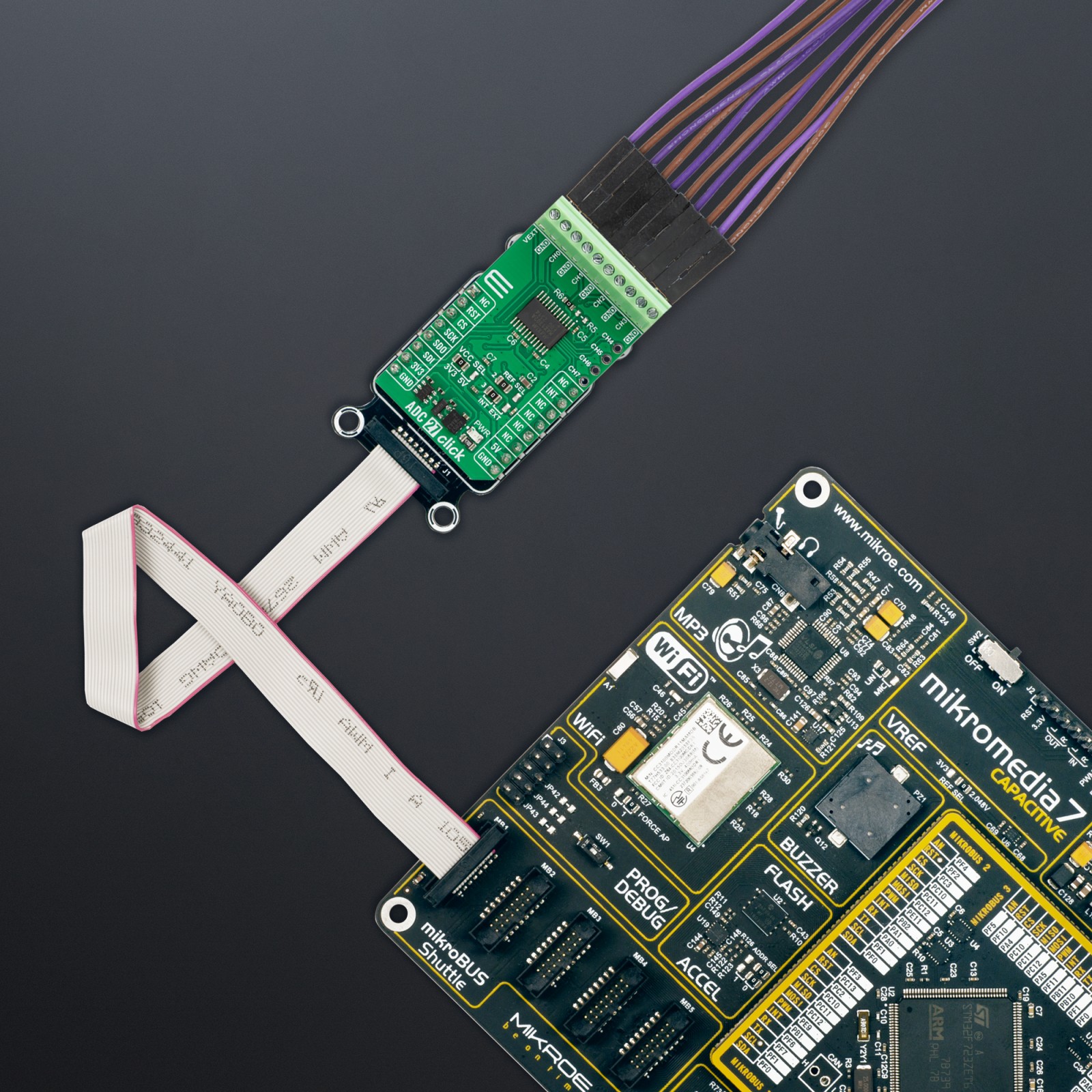 ADC 27 Click - Multi-channel analog signal conversion | MIKROE-6651