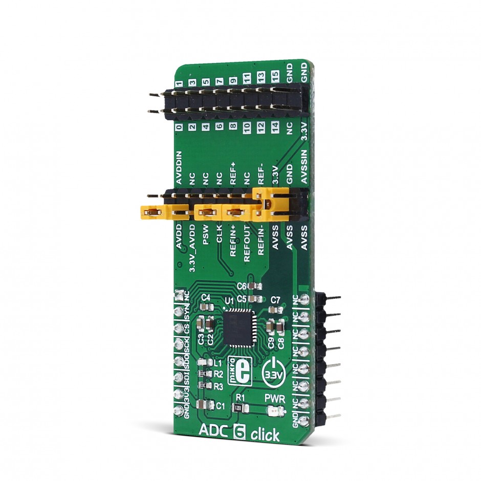 ADC 6 click - analog to digital converter | MikroElektronika