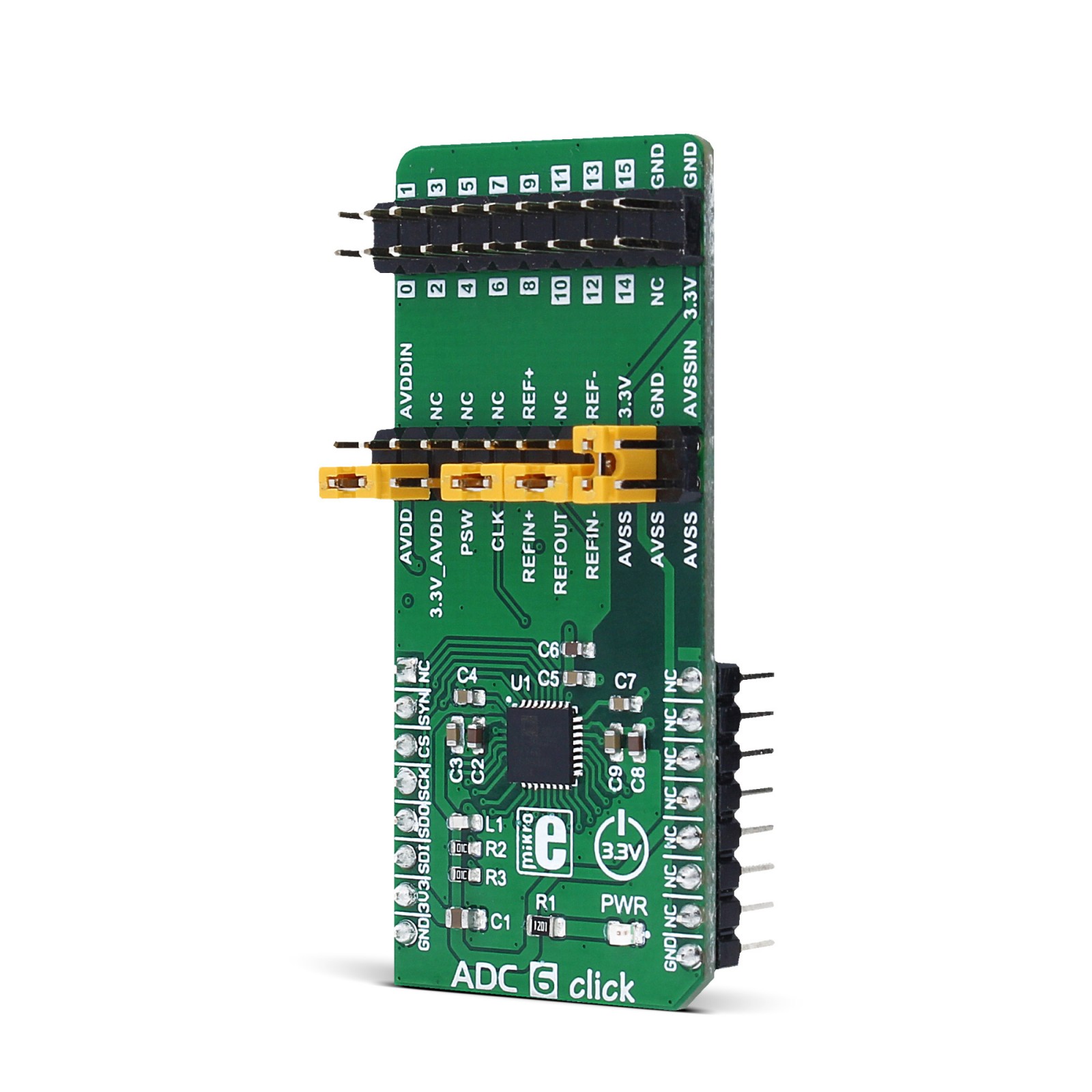 ADC 6 click - analog to digital converter | MikroElektronika