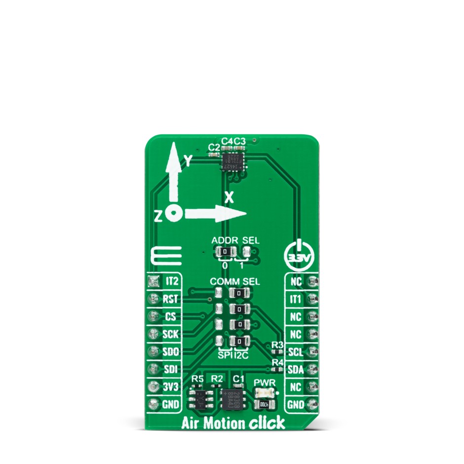 Air Motion Click with ICM-40627 6-Axis Motion Sensor