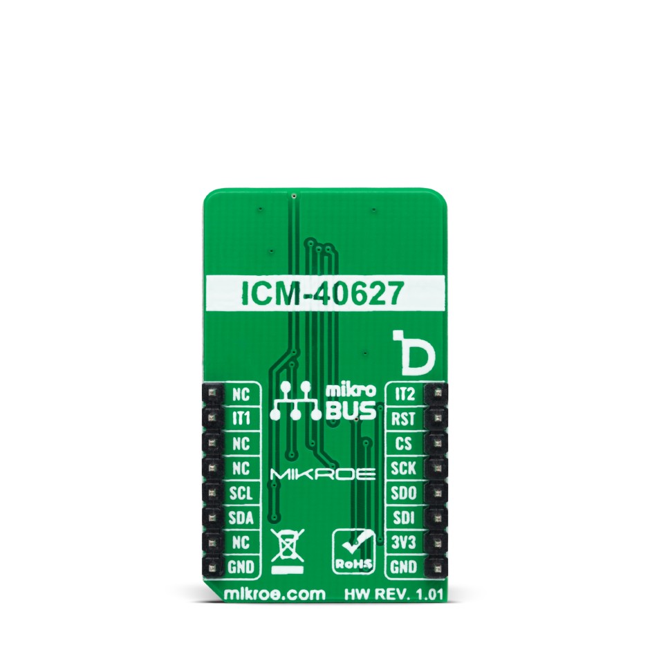 Air Motion Click with ICM-40627 6-Axis Motion Sensor