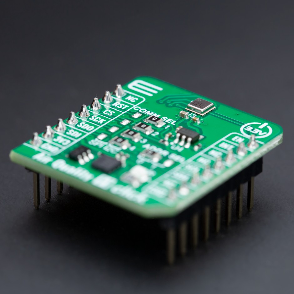 Air Quality 11 Click with ENS161 for Multi-Gas Indoor Air Monitoring