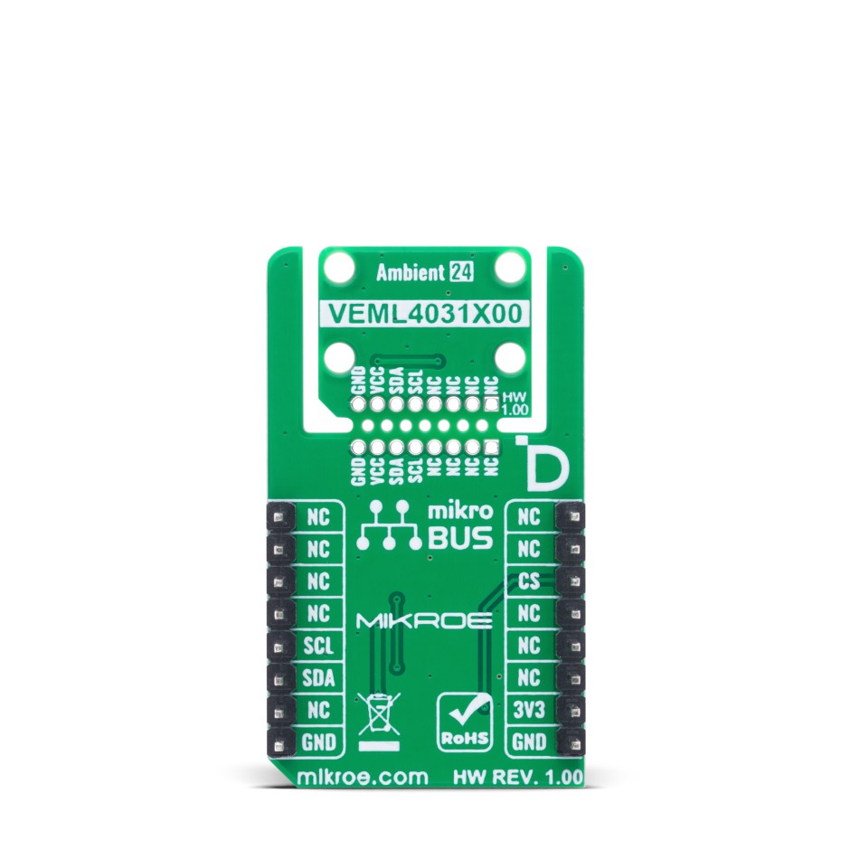 Ambient 24 Click | VEML4031X00 High-Resolution Ambient Light Sensor
