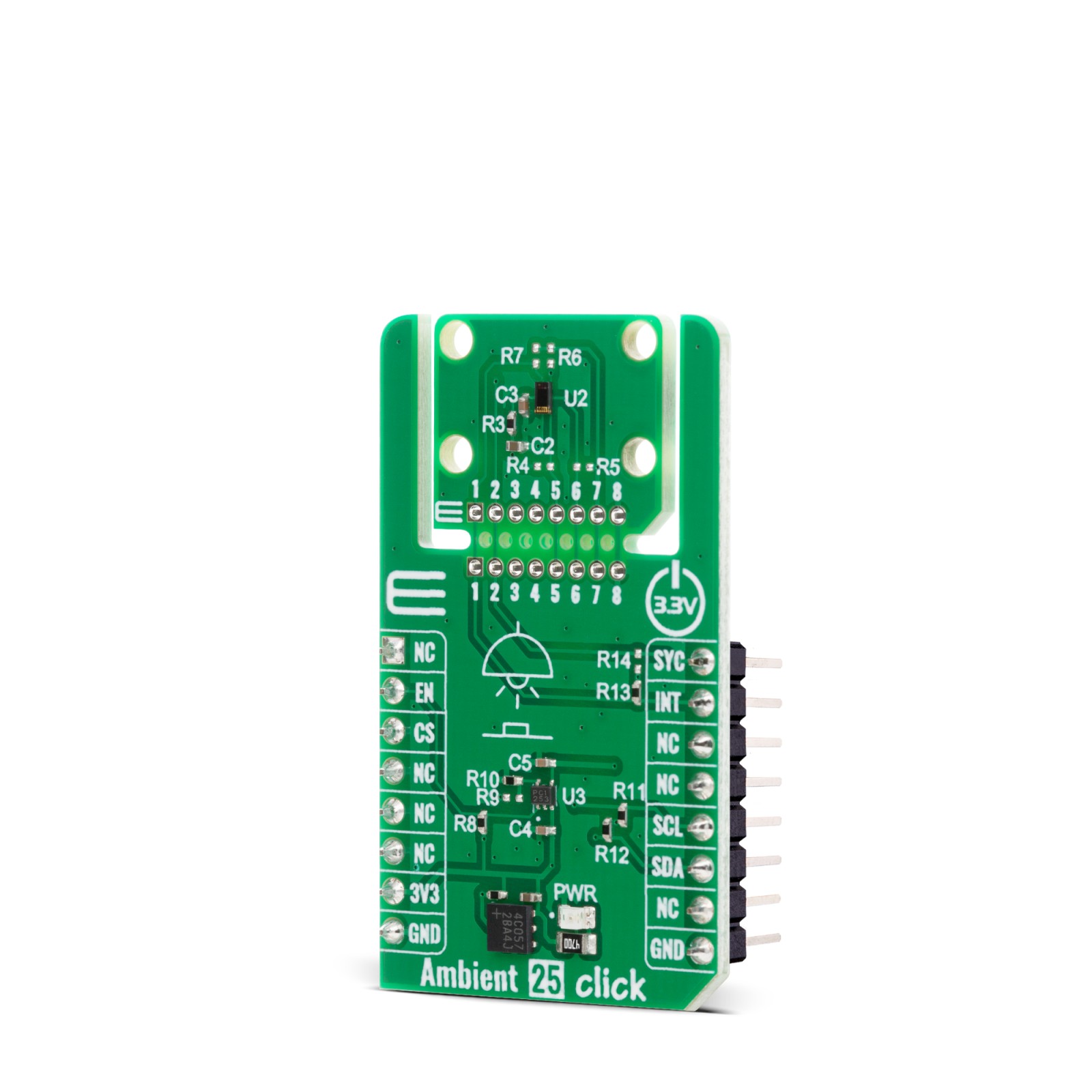 Ambient 25 Click - Highly sensitive ambient light sensing | MIKROE-6711