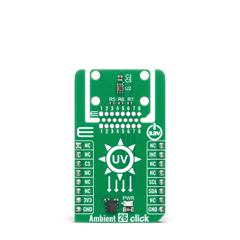 Ambient 26 Click - ALS/UVS Sensor | MIKROE-6856