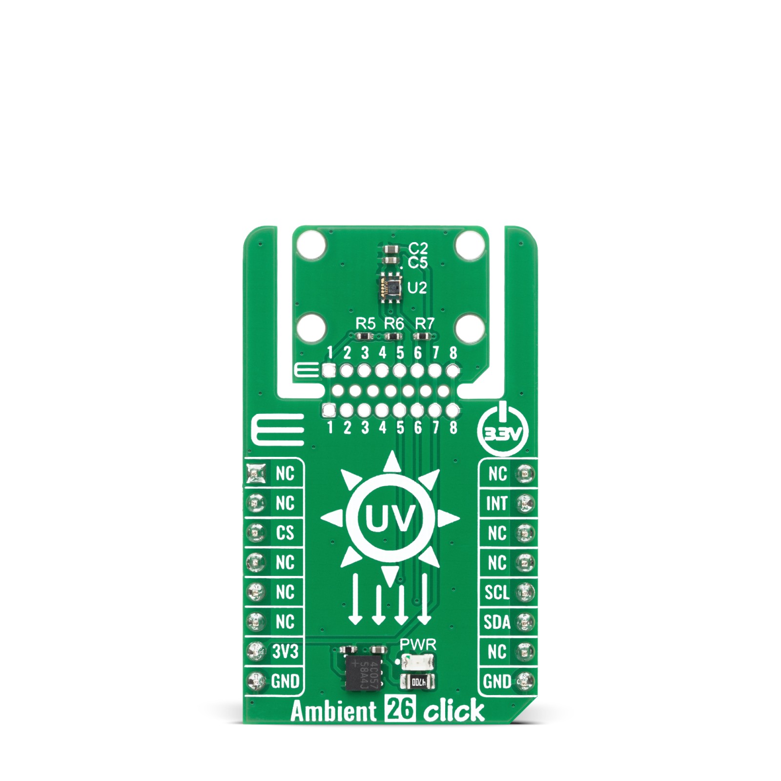 Ambient 26 Click - ALS/UVS Sensor | MIKROE-6856