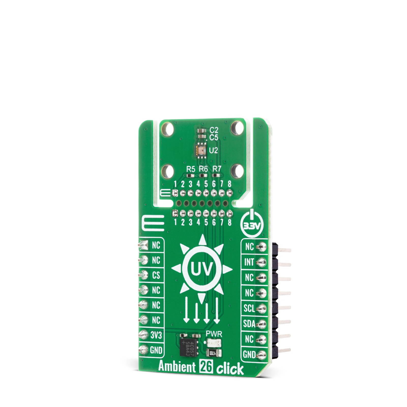 Ambient 26 Click - ALS/UVS Sensor | MIKROE-6856