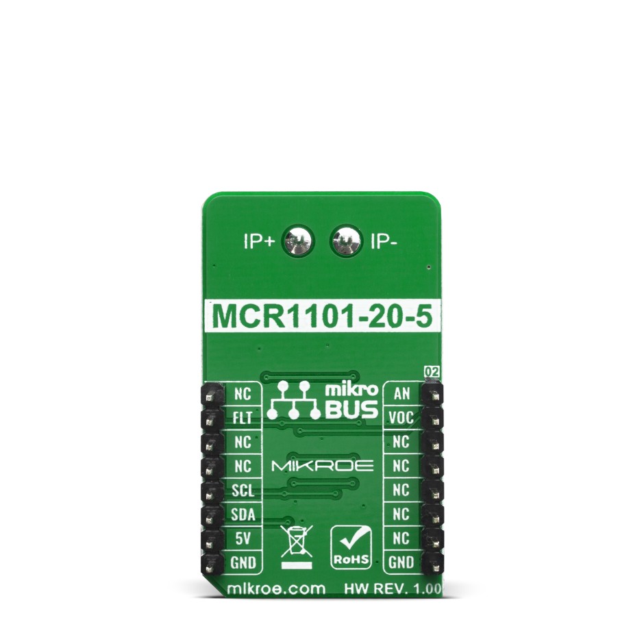 AMR Current Click with MCR1101-20-5 Sensor