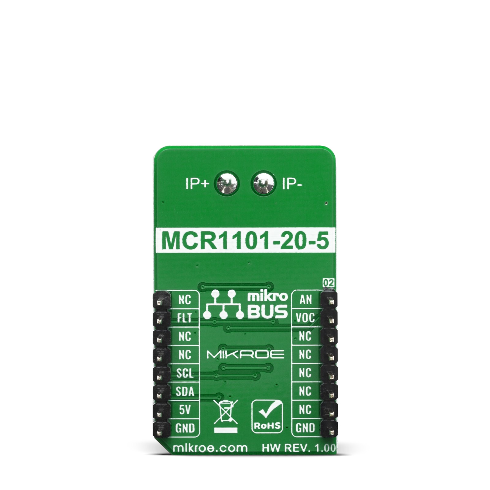 AMR Current Click with MCR1101-20-5 Sensor