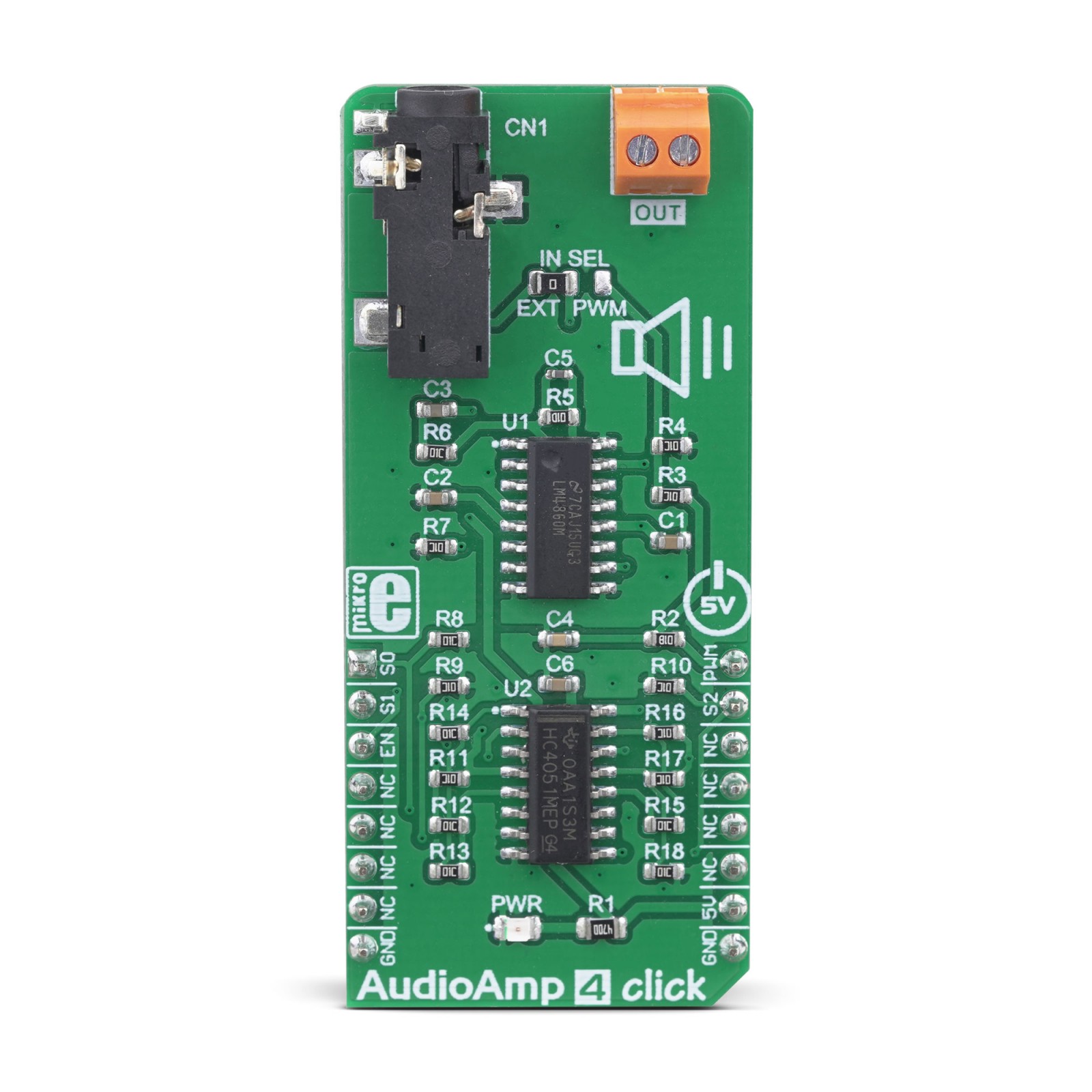 AudioAmp 4 Click | Mikroe