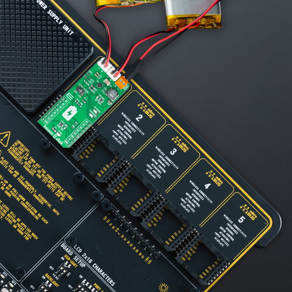 Balancer 4 Click | Intelligent MP2672A 2-Cell Battery Balancing Board