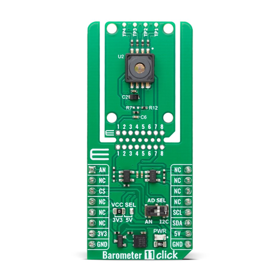 Barometer 11 Click - Absolute pressure sensing | MIKROE-6636