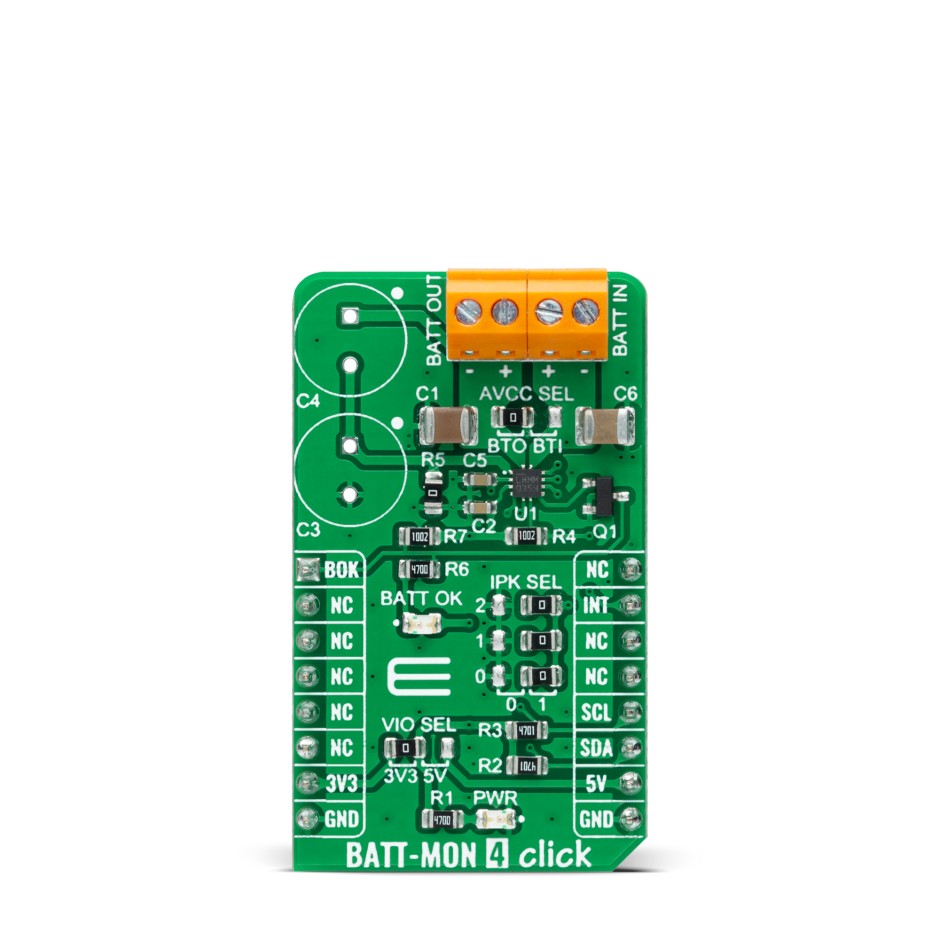 LTC3337 Battery Monitor Click board™ | BATT-MON 4 Click