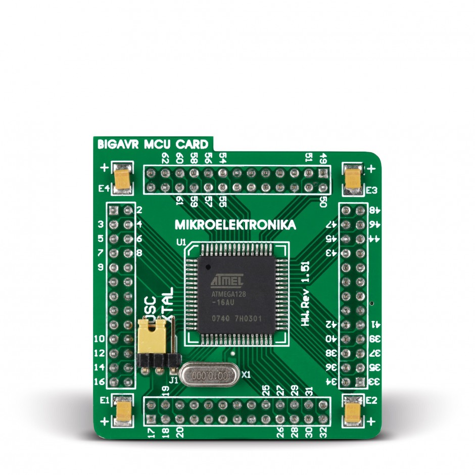 AVR MCU Cards - 64, 100-pin Microcontroller Cards - MikroElektronika