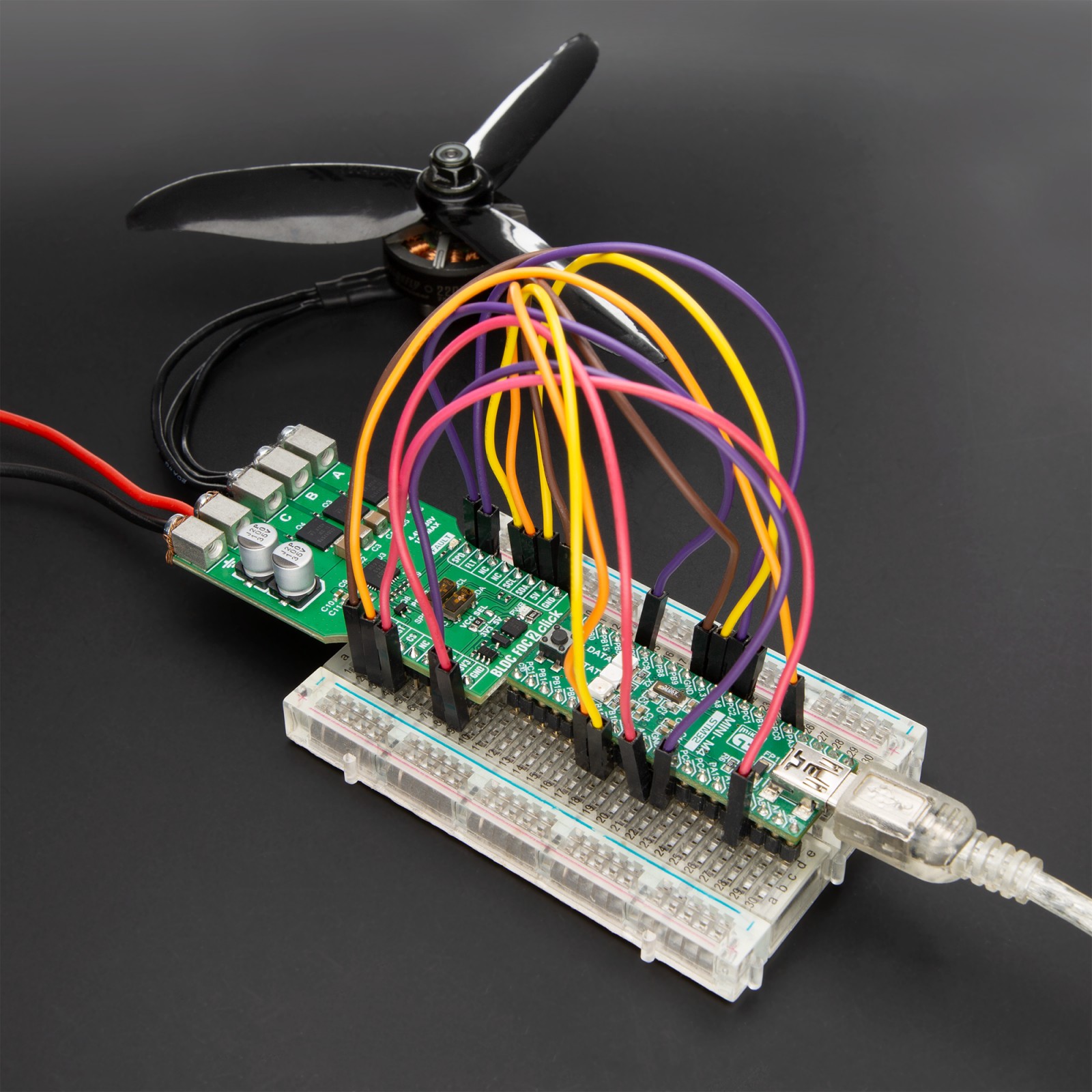 BLDC FOC 2 Click - FOC BLDC Motor Controller | MIKROE-6681