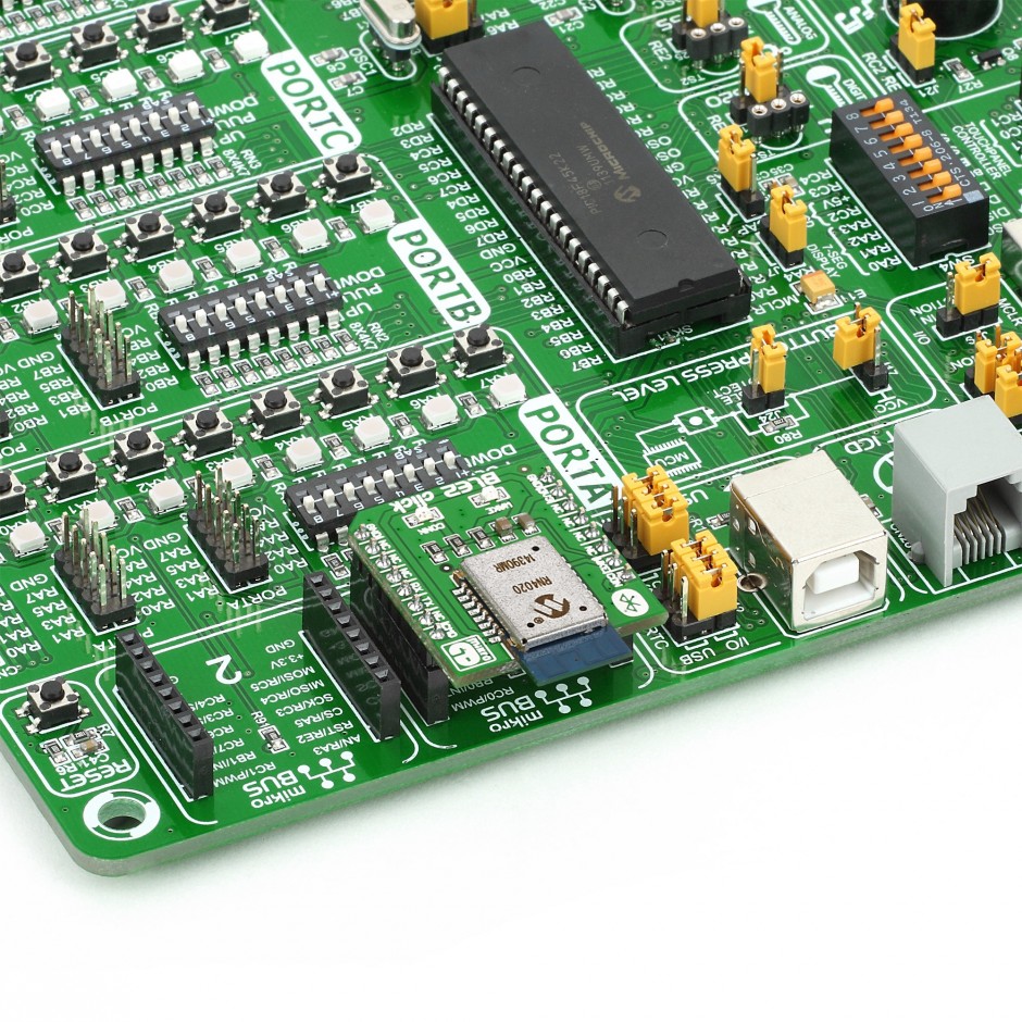 BLE 2 Click - RN4020 Bluetooth Low Energy Module | MIKROE