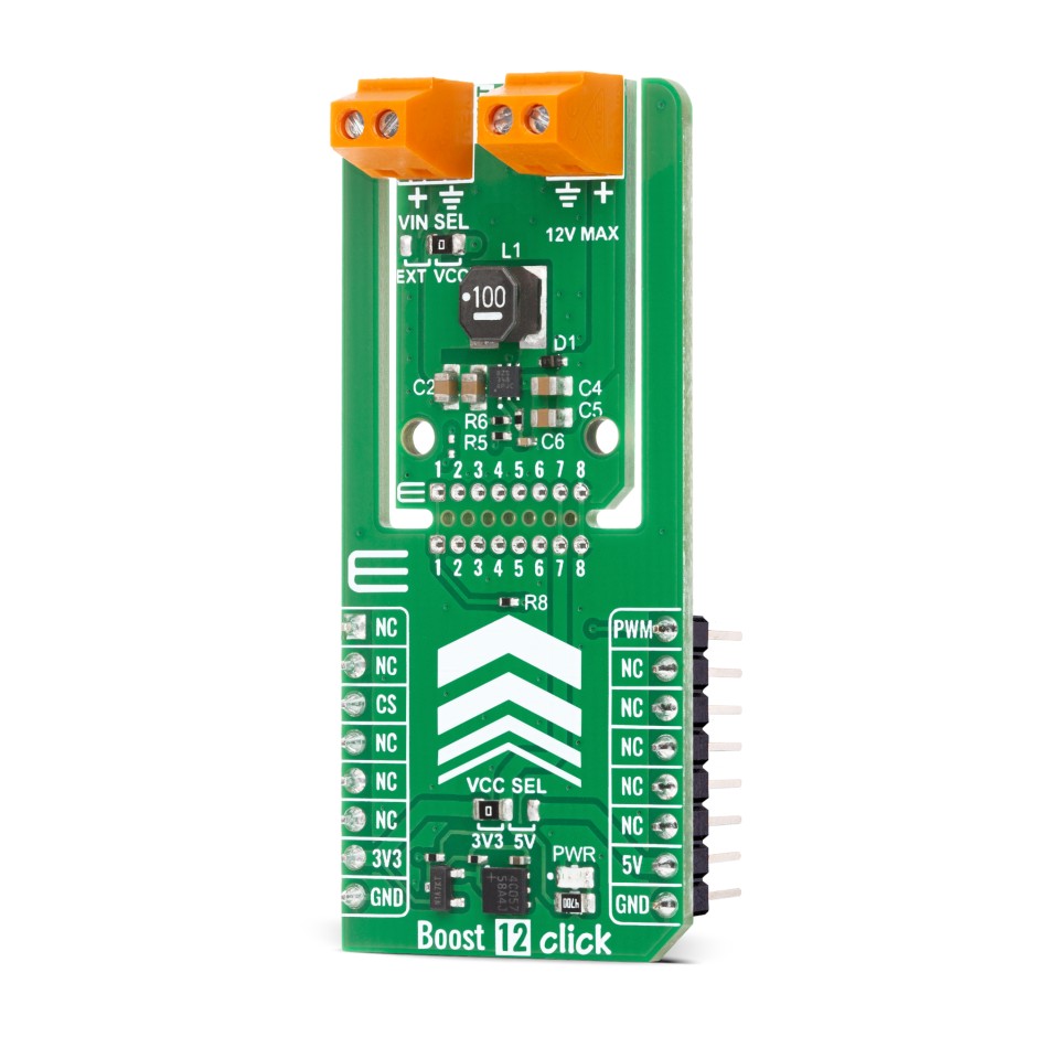 Boost 12 Click - Boost Converter | MIKROE-6861