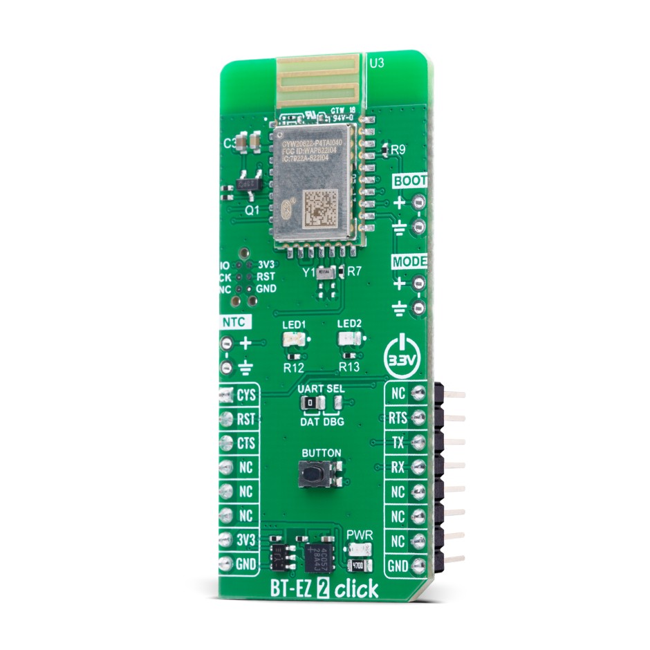 BT-EZ 2 Click - Fully integrated BLE 5.0 module | MIKROE-6583