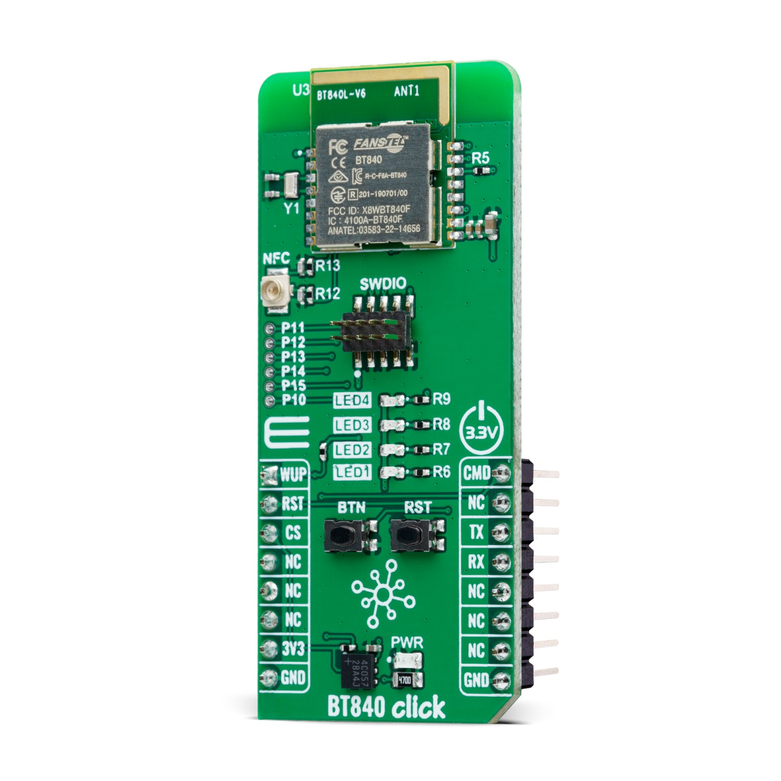 BT840 Click - For Bluetooth Low Energy connectivity | MIKROE-6454