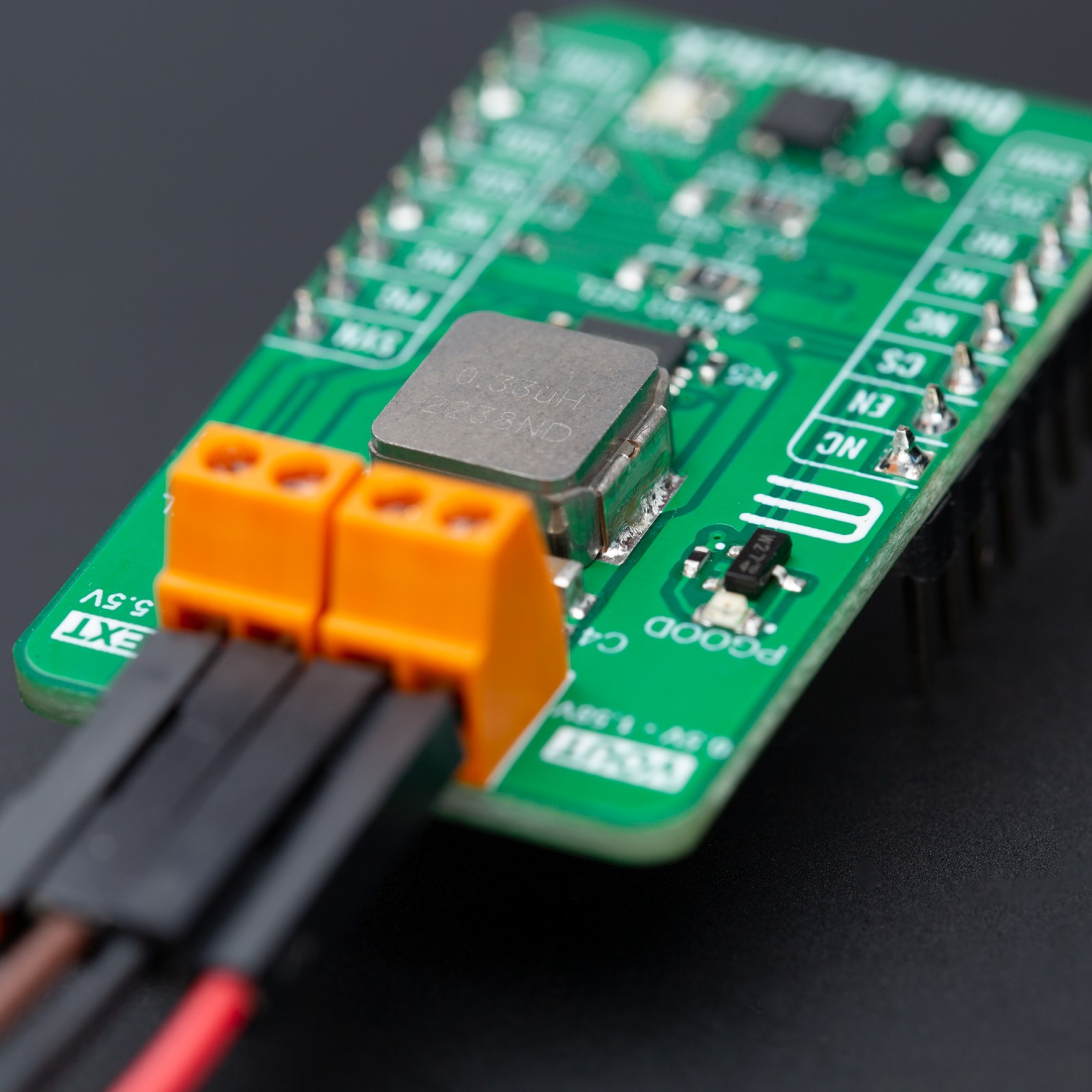 Buck 23 Click with MAX20010C Automotive Buck Converter