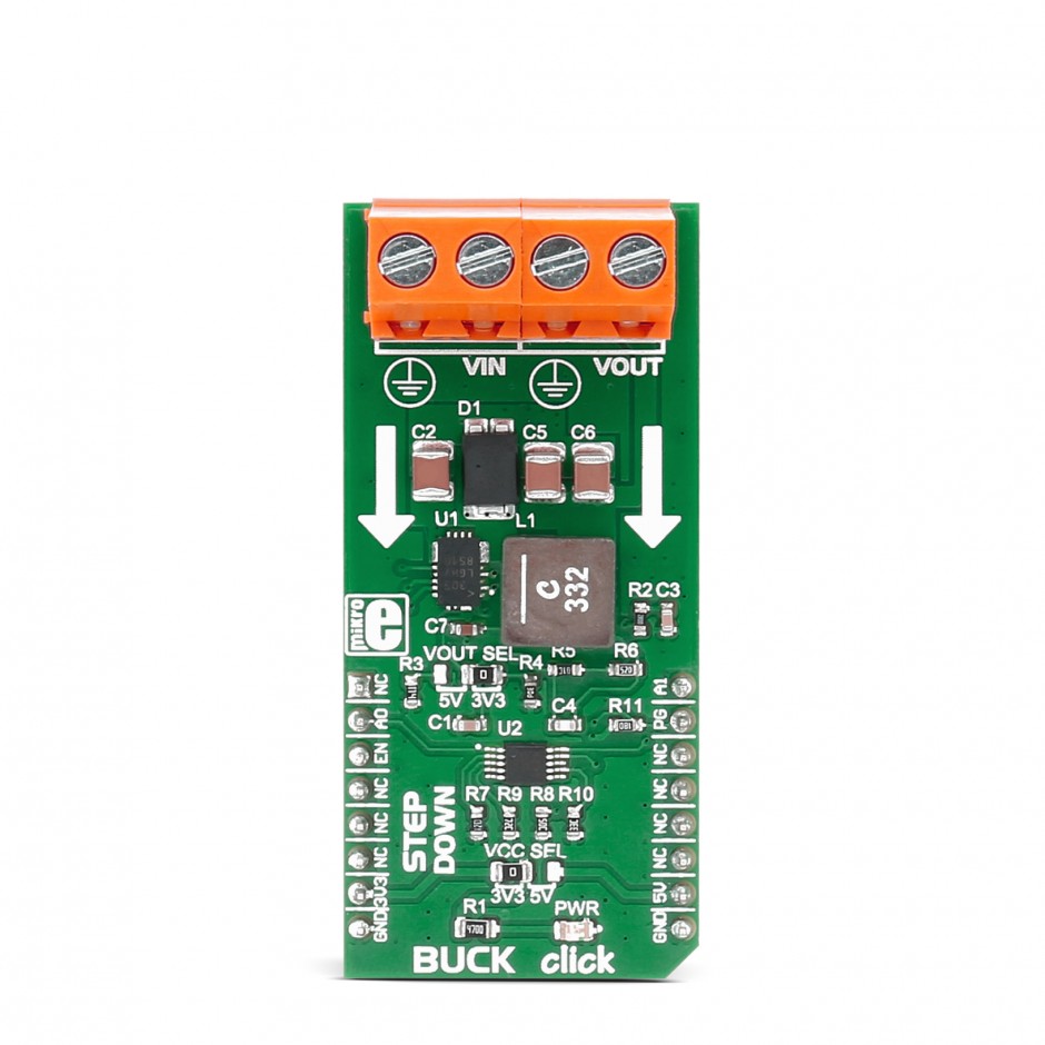 BUCK click - buck switching regulator | MikroElektronika