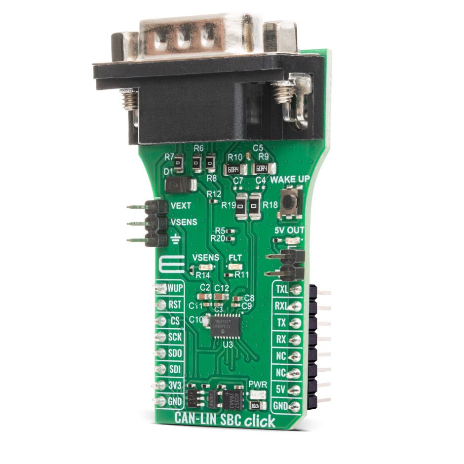 CAN-LIN SBC Click - CAN-LIN System Basis Chip (SBC) | MIKROE-6530