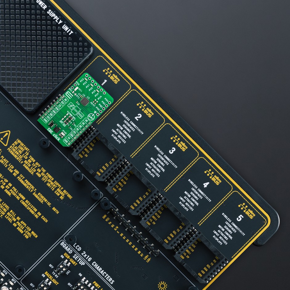 CDC Click | Capacitance-to-Digital Converter with PCAP04 - MIKROE-5985