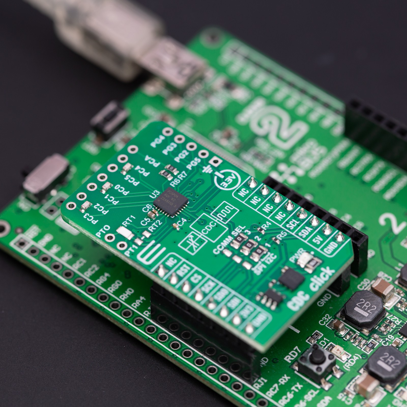 CDC Click | Capacitance-to-Digital Converter with PCAP04 - MIKROE-5985